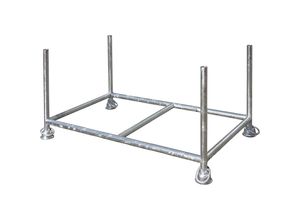 4251765382849 - Stapelgestell LxBxH 1500 x 870 x 750 mm mit 2 Querrohren verzinkt
