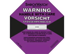 8057714368294 - Shockwatch® Präzisionsindikator inkl Label VE 10 Stk 37 g   50 ms violett ab 20 VE kaiserkraft