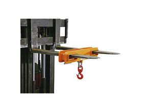 4260285070686 - Lasthaken für 2 Gabelzinken Tragfähigkeit 1 t lackiert orange RAL 2000 kaiserkraft