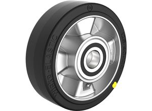 4053357998984 - ESD-Rad aus Elastikgummi Rad-Ø x Breite 125 x 40 mm Achs-Ø 20 mm Wicke