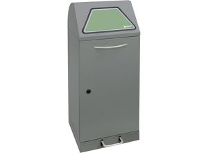 4031068168391 - Wertstoffsammler mit Pedal mit Inneneimer Volumen 75 l graualu Struktur kaiserkraft