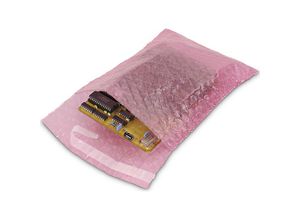 4061753248886 - Luftpolsterbeutel ESD ableitfähig antistatisch selbstklebend LxB 120 x 100 mm VE 500 Stk ratioform