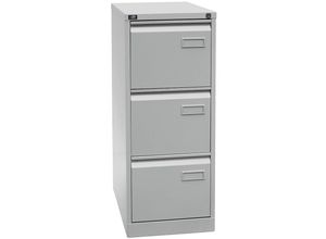 5020073711264 - BISLEY LIGHT Hängeregistraturschrank lichtgrau 3 Schubladen 413 x 622 x 1016 cm