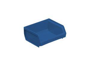 4250686298345 - Sichtlagerkasten aus Polypropylen LxBxH 96 x 105 x 45 mm VE 20 Stück blau kaiserkraft