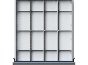 4014641061548 - Trennblech für Schubladen-BxT 500 x 540 mm ¼-Teilung für Schubladenhöhe 90 - 150 mm ANKE
