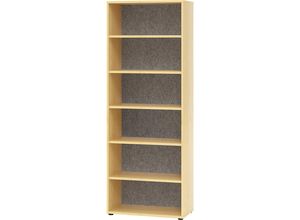 4032062178096 - ANNY-AC - Regal mit Akustik-Rückwand HxBxT 2156 x 800 x 400 mm 5 Fachböden Ahorn-Dekor kaiserkraft