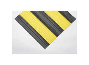 4250619601501 - EHA Weich-PVC-Läufer mit geschlossener Oberfläche 10 m Rolle schwarz-gelb Breite 1000 mm