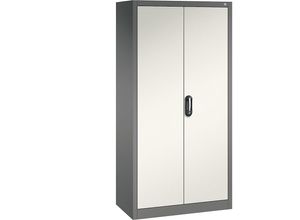 4069361477537 - ACURADO Universalschrank BxT 930 x 500 mm vulkangrau   perlweiß C+P