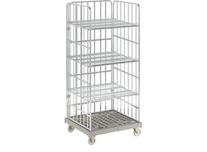 4260316441812 - Rollregal Kunststoff-Rollplatte Platte grau kaiserkraft