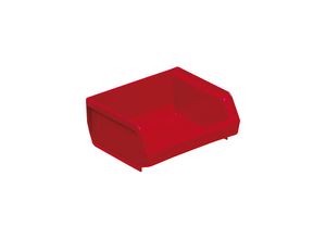 4250686298338 - Sichtlagerkasten aus Polypropylen LxBxH 96 x 105 x 45 mm VE 20 Stück rot kaiserkraft