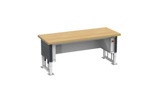 4024733016769 - Schwerlasttisch elektrisch höhenverstellbar Plattenbreite 2030 mm Flächentraglast 1000 kg anthrazitgrau RAL 7016 kaiserkraft