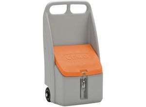 4052886424889 - Streuwagen Go-Box Volumen 70 l LxBxH 590 x 390 x 1070 mm grau   orange CEMO