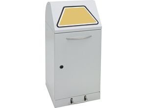 4031068170974 - Wertstoffsammler mit Pedal mit Inneneimer Volumen 60 l lichtgrau kaiserkraft
