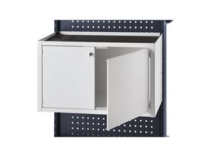 4014641270988 - Flügeltürschrank BxTxH 760 x 330 x 450 mm lichtgrau ANKE