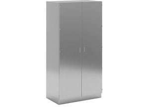 4021177029775 - Reinraum-Hochschrank aus Edelstahl 2 Flügeltür Breite 1000 mm kaiserkraft
