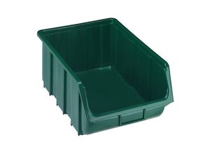 8005646250729 - Sichtlagerkasten aus Polypropylen LxBxH 505 x 333 x 187 mm grün VE 4 Stk kaiserkraft