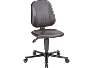 4016849304496 - Arbeitsstuhl esd Unitec 2 schwarz Sitzhöhe 440-620 mm Kunstleder mit Rollen - Bimos