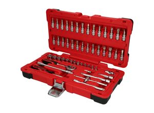 4042146786413 - 1 4 Steckschlüssel-Satz 50 Teile Flank Traction KS Tools