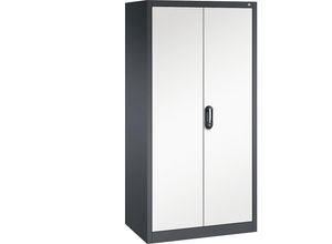 4069361480445 - ACURADO Universalschrank BxT 930 x 600 mm schwarzgrau   reinweiß C+P
