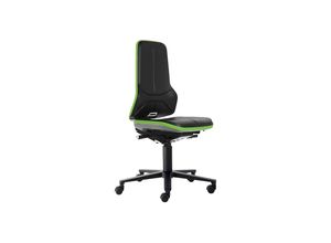 4016849494616 - NEON Arbeitsdrehstuhl Rollen Permanentkontakt PU-Schaum Flexband grün bimos