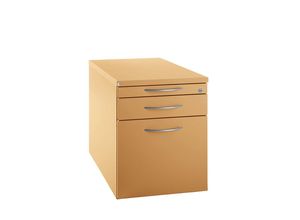 4260429761265 - HANNA - Rollcontainer 1 Utensilienschub 1 Materialschub 1 Hängeregistratur Dekor Buche kaiserkraft