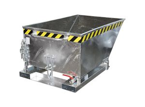 4061753250698 - eurokraft pro Späne-Kippmulde niedrige Bauform Volumen 400 Liter feuerverzinkt