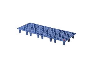 4061753267283 - PE-Gitterrost mit Leckage-Anzeige Breite 995 mm Tiefe 395 mm blau kaiserkraft
