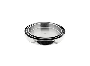 4255829564950 - Backblech-Set aus Edelstahl - 3-teilig Ø 32 36 40 cm
