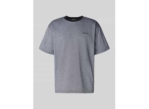 4068584343629 - T-Shirt mit Label-Stitching