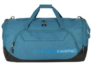 4027002070332 - Reisetasche TRAVELITE KICK OFF verschiedene Größen und Farben Gr B H T 70cm x 40cm x 43cm blau (petrol) Polyester unifarben Taschen Reisegepäck Sporttasche Freizeittasche mit Aufsteckfunktion