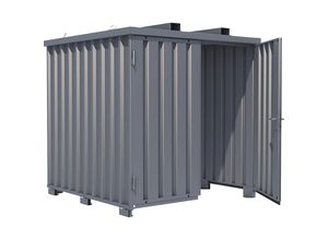 4260145950615 - Gasflaschencontainer ohne Boden Außen-BxT 2100 x 2100 mm kaiserkraft