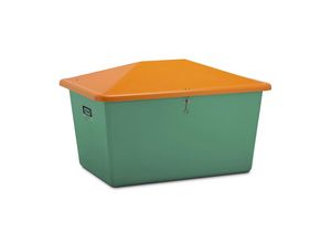 4052886106082 - Streugutbehälter aus GfK Volumen 1100 l ohne Entnahmeöffnung Behälter grün CEMO