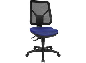 4014296967387 - Bandscheibendrehstuhl Netz-Rückenlehne royalblau