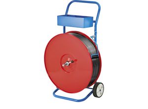 4030198176047 - Bandabroller für PP- PET- und Kompositband für Bandbreite 127 - 25 mm fahrbar mit Ablagefach und Bügelbremse ratioform 4030198176047 - Bandabroller für PP- PET- und Kompositband für Bandbreite 127 - 25 mm fahrbar mit Ablagefach und Bügelbremse ratioform