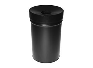 4260058004856 - Abfallbehälter selbstlöschend Volumen 60 l HxØ 630 x 392 mm schwarz kaiserkraft