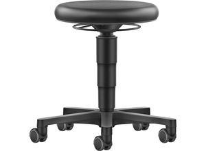 4016849952000 - Hocker Allround mit Rollen Kunstleder Farbring grau bimos