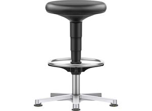 4016849952635 - Reinraum-Hocker Kunstleder mit Bodengleitern und Fußring bimos