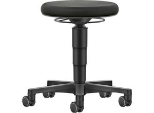 4016849951973 - Hocker Allround mit Rollen Stoff Farbring grau bimos