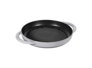 3272340024665 - Grill Pans Pure Grill 23 cm rund Graphit-Grau Gusseisen