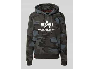 4059146326488 - Hoodie mit Logo-Print und Känguru-Tasche