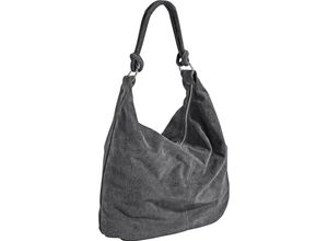 4250892353289 - Beuteltasche HEINE Damen Gr B H T 39cm x 49cm x 2cm grau Leder unifarben Taschen