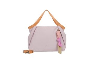 4059065272361 - Schultertasche FRITZI AUS PREUSSEN Slouchy Damen Gr B H T 48cm x 30cm x 48cm pink Nylon Taschen mit Knotenanhänger