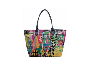 8680544280070 - Weekender Weekender Schultertaschen No More Drama Damen Schultertasche Damen Gr B H T 30cm x 16cm onesize bunt (mehrfarbig) Lacklederimitat Taschen Handgefertigt