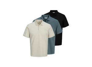 5715827015711 - Jack & Jones Poloshirt Austin Kurzarmshirt im Dreierpack