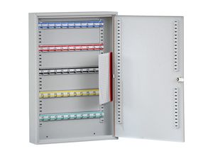 5901468300969 - Schlüsselschrank 50 Haken HxBxT 550 x 380 x 80 mm lichtgrau kaiserkraft