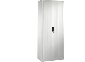 4062084586371 - Rollladenschrank mit Horizontal-Jalousie HxBxT 1980 x 800 x 420 mm 4 Fachböden 5 Ordnerhöhen verkehrsweiß C+P