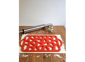 4029845145819 - Ausstechform RUCO rot B220mm L320mm Kunststoff Ausstechformen Ausstechschablone für Weihnachtsgebäck