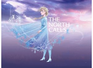 4055065162107 - Bild KOMAR Frozen Elsa The North Calls bunt (farbe bild(er) bunt) B40cm H30cm Papier Holz Bilder Wandbild zur Dekoration im Kinderzimmer - ohne Rahmen