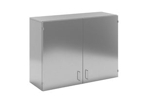 4021177029829 - Reinraum-Wandhängeschrank aus Edelstahl 2 Flügeltüren Breite 1000 mm kaiserkraft