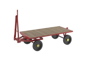 4061753279491 - eurokraft pro Schlepperanhänger Drehschemel-Lenkung Tragfähigkeit 2 t Ladefläche 2 x 1 m verkehrsrot